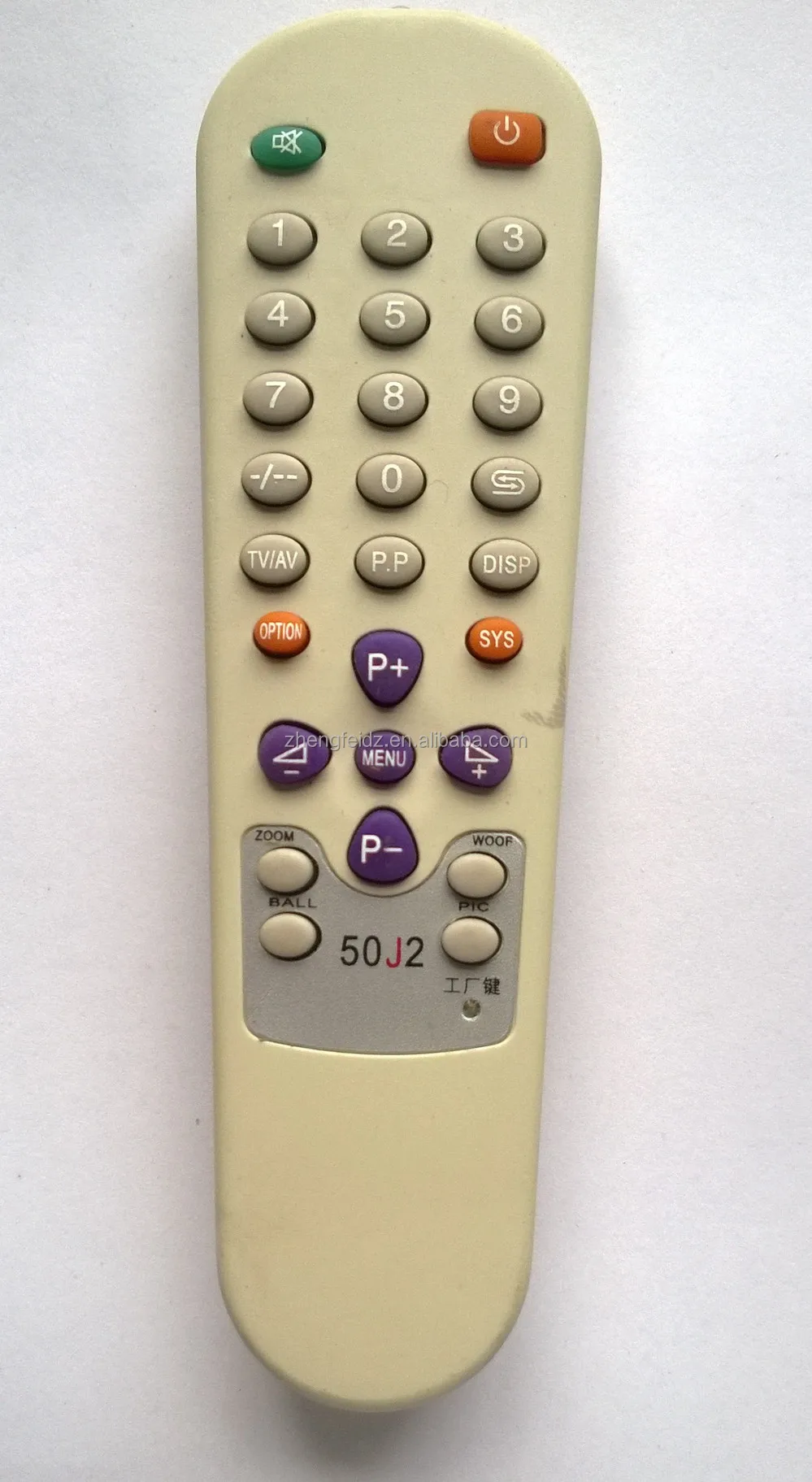 20 Keys Selectron Tv Remote Control Same Mold As Fmz-128 Wega Star ...