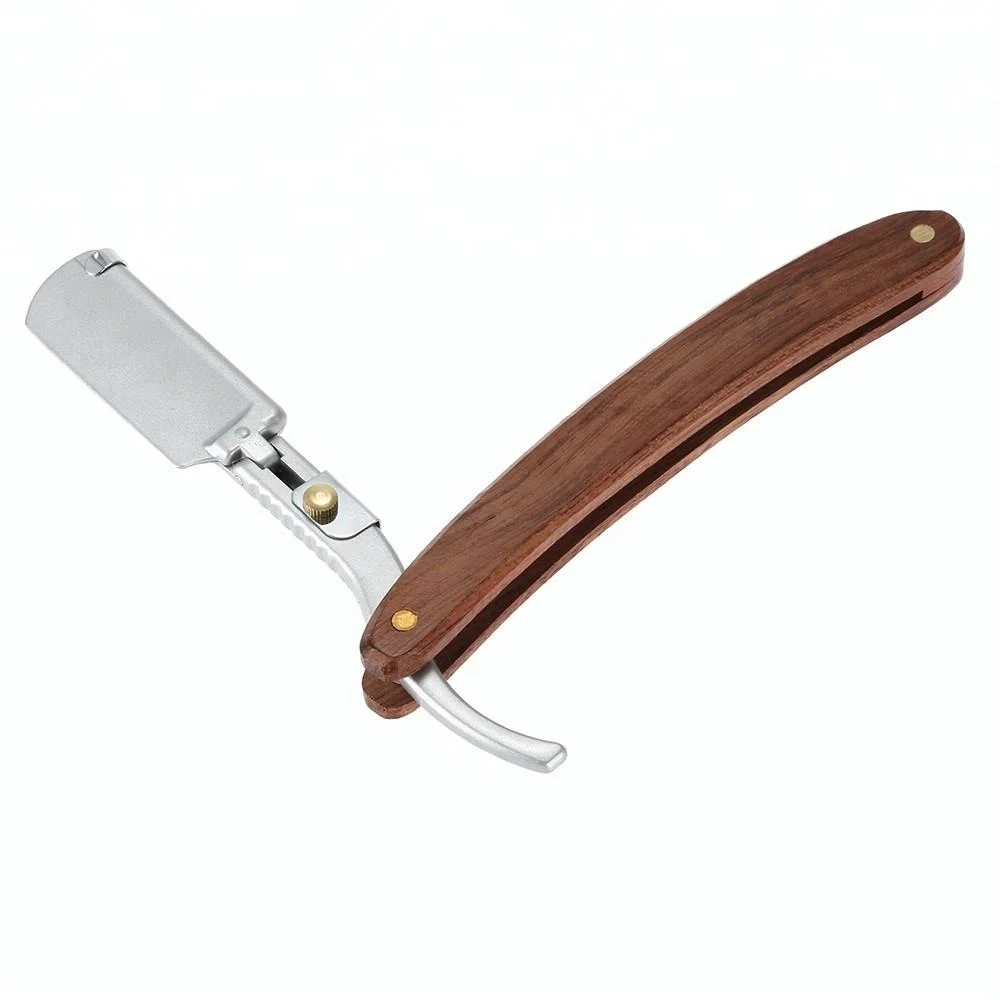 Folding Barbershop Straight Blade Shaving Razors Double Edge Razors ...