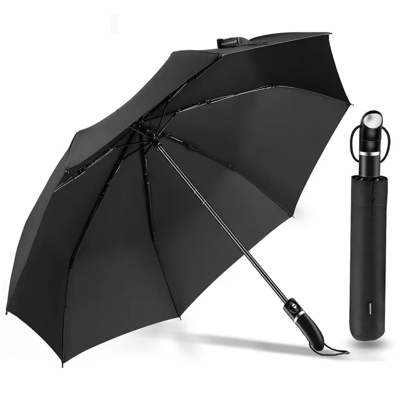 21''*8k Three Fold Super Market Classic Rain Umbrella Xiamen Factory ...