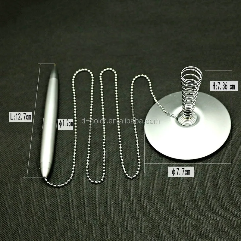 Dc-t2 Stylo De Bureau Avec Chaîne De Printemps Pas Cher Support De ...