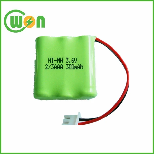Nimh 1/2aaa Battery Pack 2.4v 250mah Pack - Buy Nimh 1/2aaa Battery ...