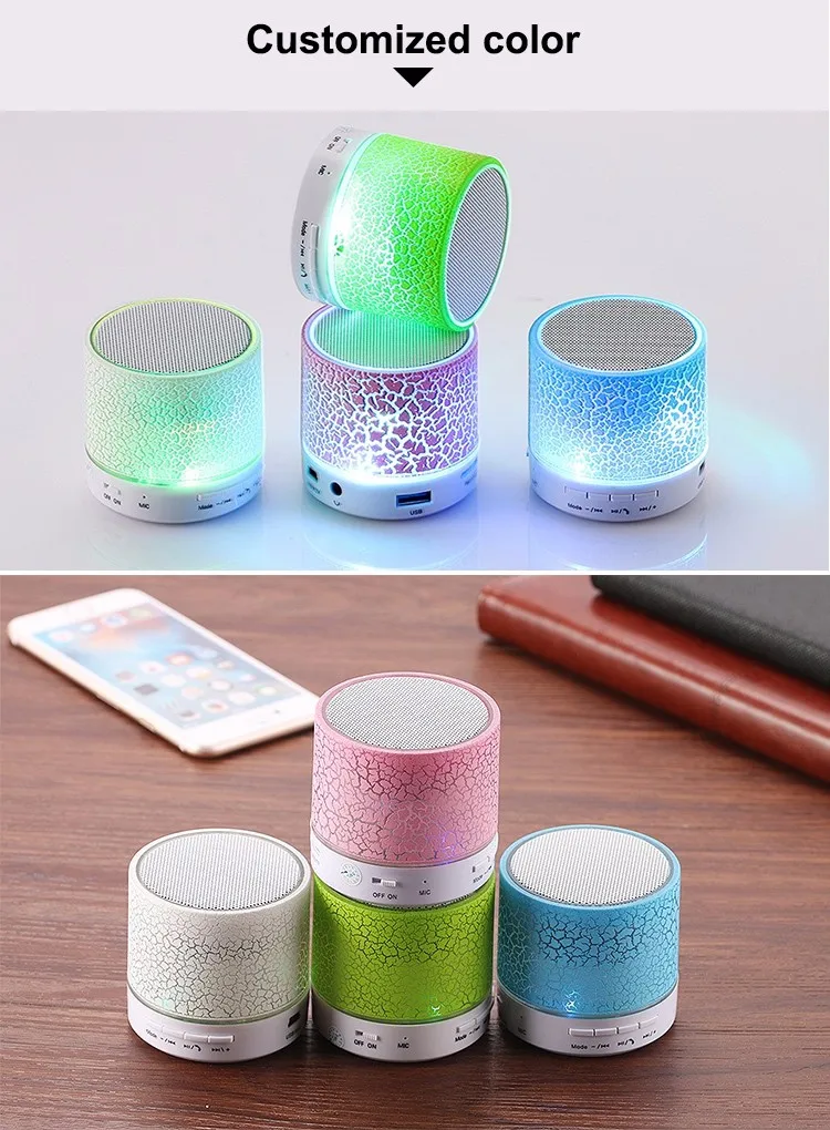 Music Mini Wireless Speaker With Led Light - Buy Music Mini Wireless ...