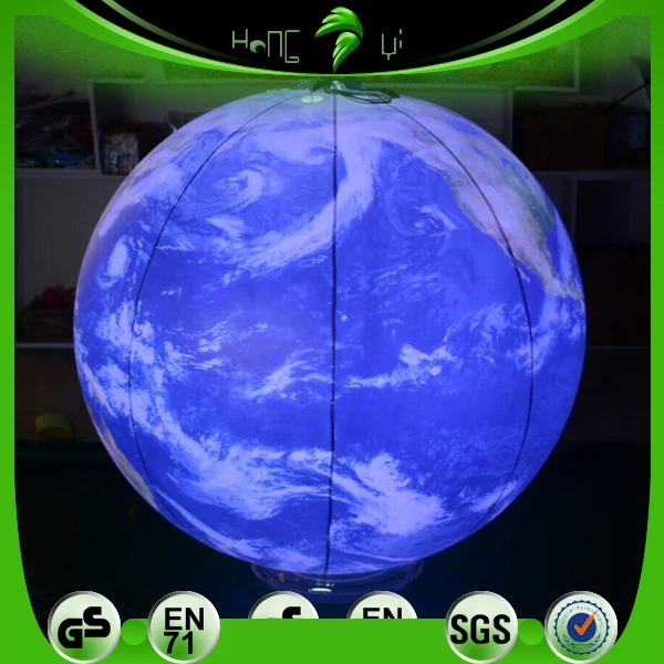 Lighting Up Balloons,Inflatable Globe Earth Balloon Giant Earth Ball ...