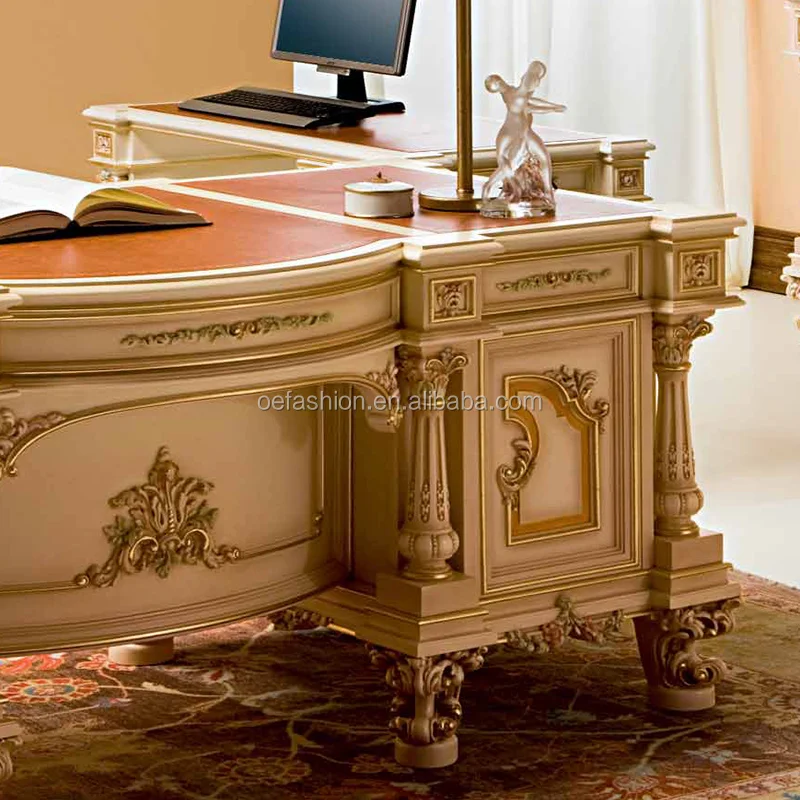 OE-FASHION Classic High End Wooden Office Executive Table Desk