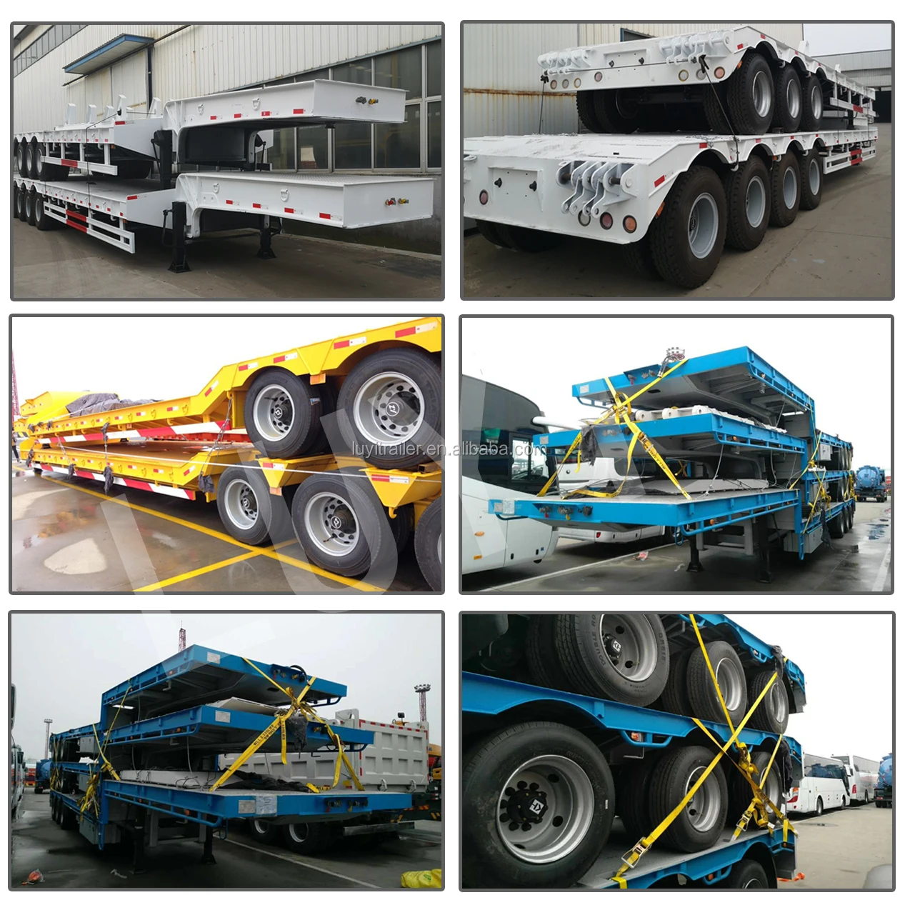 China Manufacturers Heavy Load Trailer Design 4 Axles 80 Ton Flatbed ...