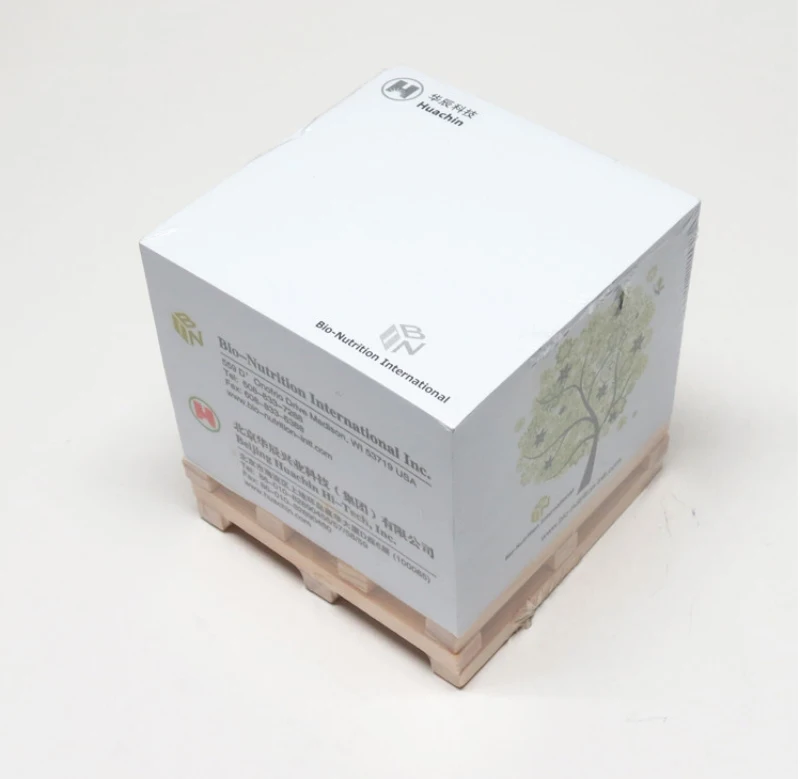 Custom Sticky Note Paper Cube Notepads With Wooden Pallet - Buy Sticky ...