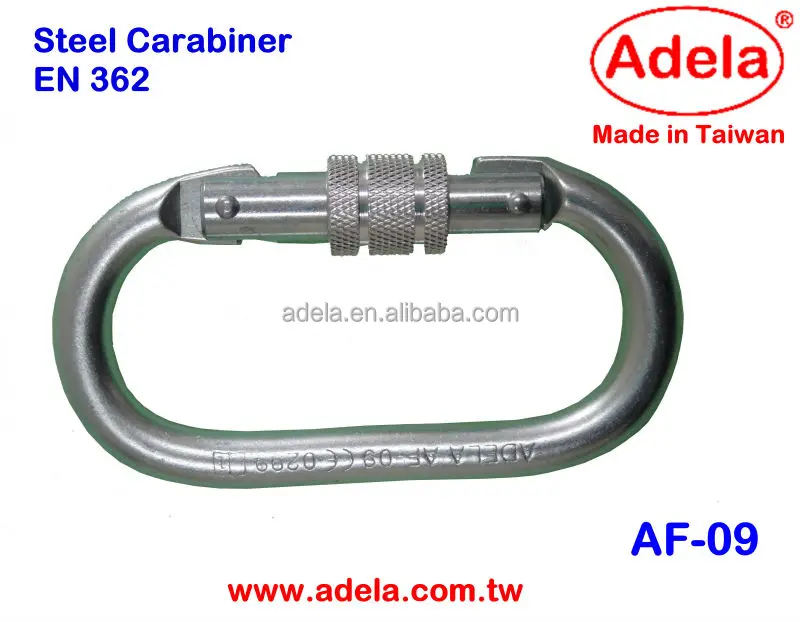 Adela Ce En362 Steel Carabiner Af-09 - Buy Carabiner,Safety Connector ...