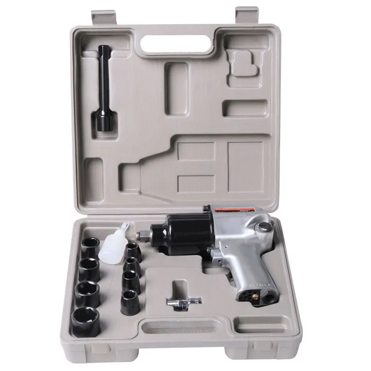 1/2 Air Impact Wrench Kit Set With 1 Pcs Air Power Tools For Tire ...