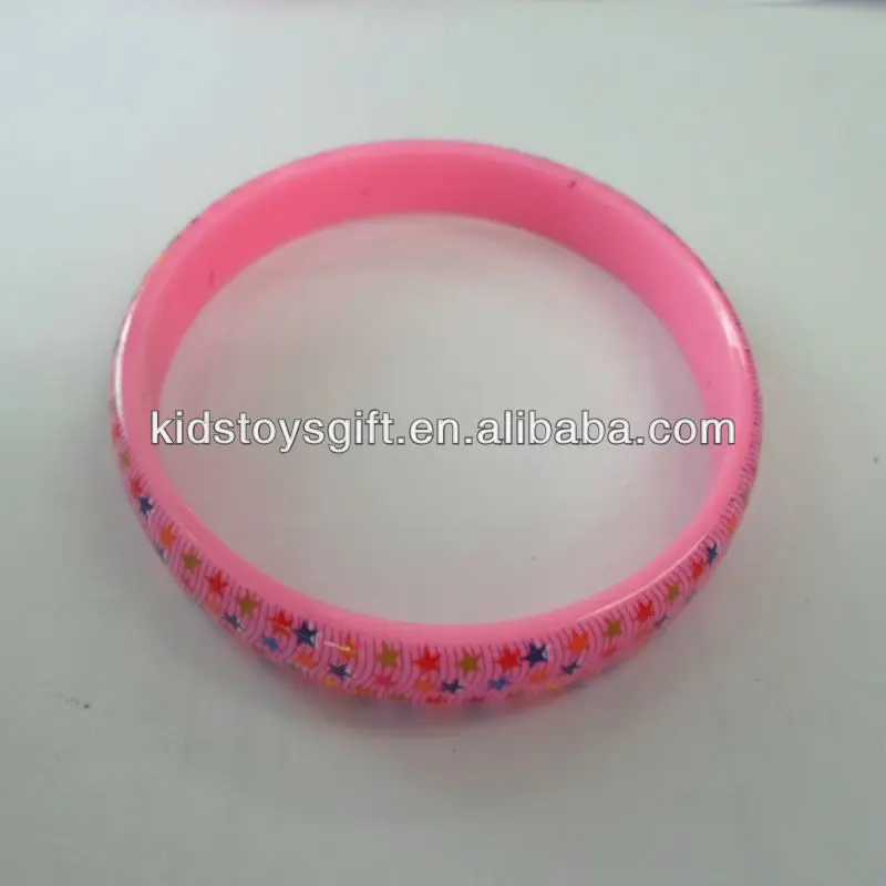 Coloful Plastic Glitter Kids Toy Bracelet/cheaper Small Bracelet Toy ...