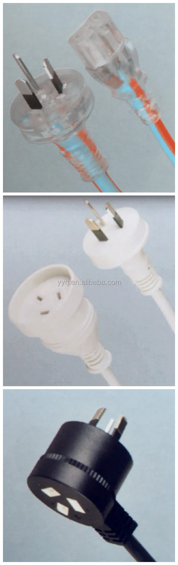 Euro European EU VDE 2 Pin Power Cord Extension Cord/220v Extension ...