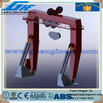 Marine Offshore Hydraulic A Frame Ship Crane - Buy Crane,Ship Crane,A ...