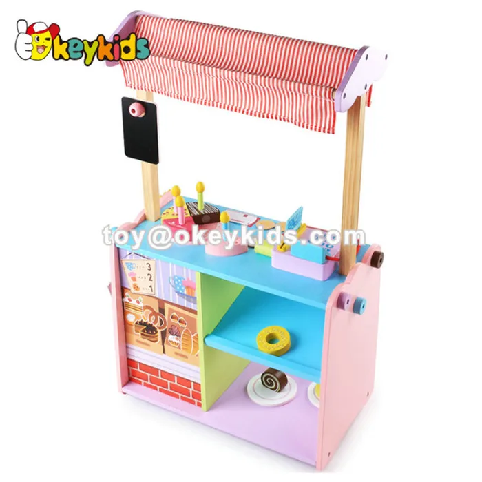 New Arrival Toy Sets Wooden Play Market Stall For Kids W10a083 - Buy ...