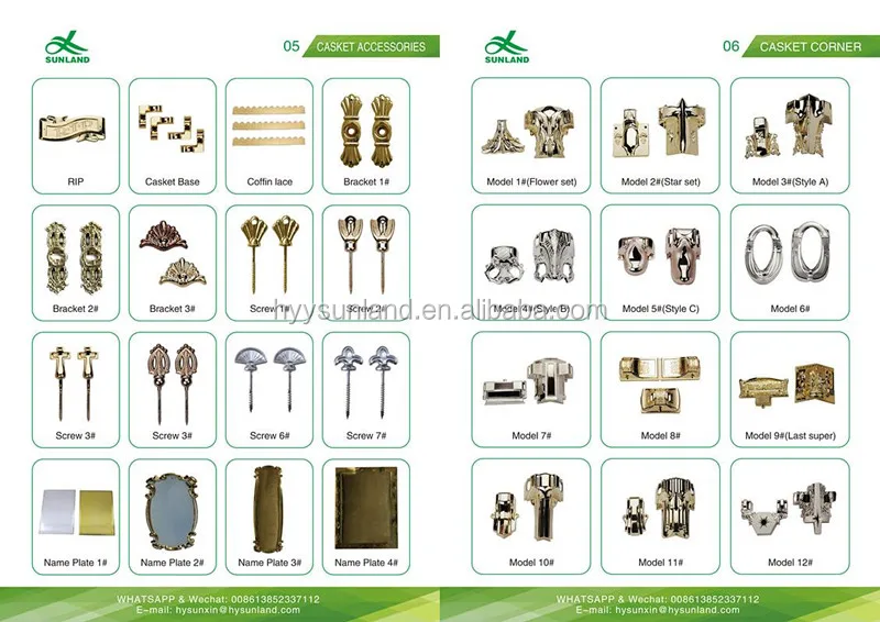 2# New Funeral Casket Locks Hardware - Secure & Durable