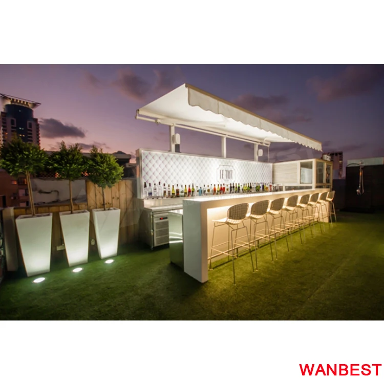 Modern Solid Surface White Led Outdoor Party Nightclub Wine Bar ...