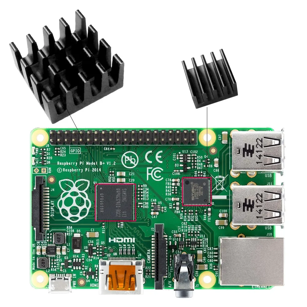 Aluminum Heatsink For Raspberry Pi 4 B - Buy Raspberry Pi,Raspberry Pi ...