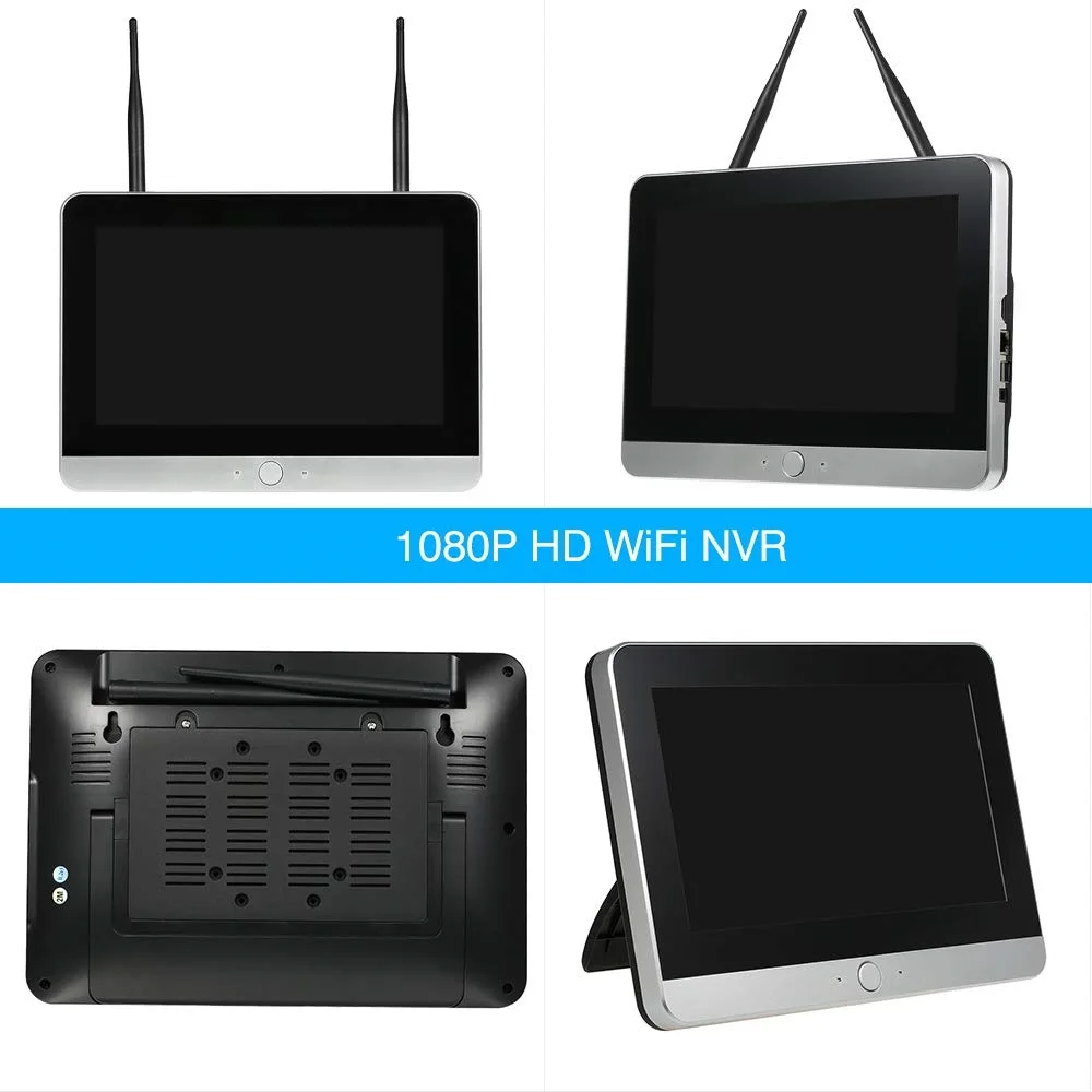 Full Hd 1080p Security Wifi Wireless Ip Camera Kit With Full Set 4 X ...