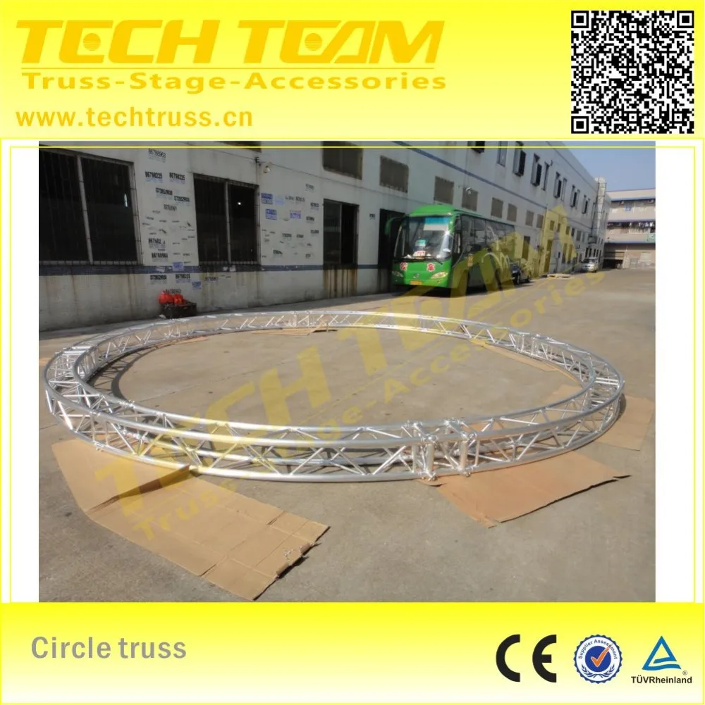 Aluminium Curved Support Truss,High Quality Curved Roof Truss,Circular ...