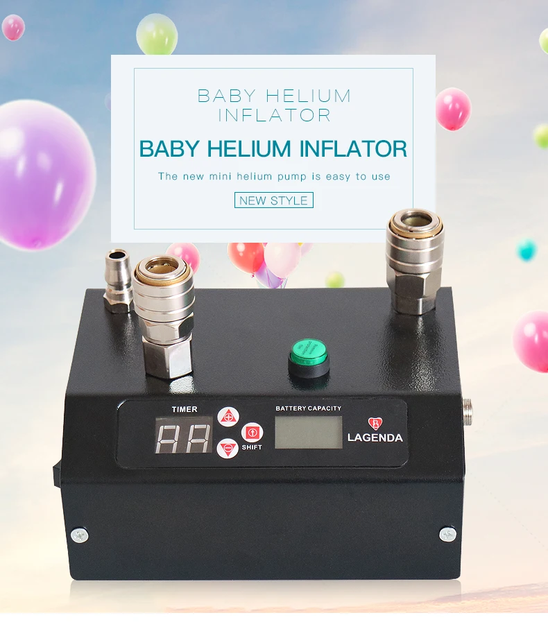 B352 Lagenda Mini Helium Electric Inflator 110V-220V for Round, Foil ...