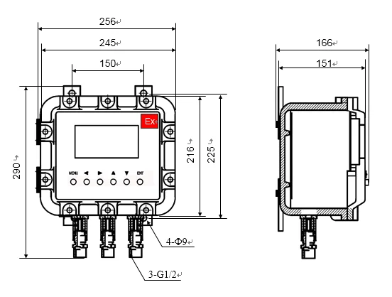 Explosion-proof Force Measuring Controller With Ex Nepsi Certificate ...