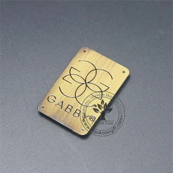 Antique Finished Brass Logo Plate,Custom Metal Logo For Furniture - Buy ...