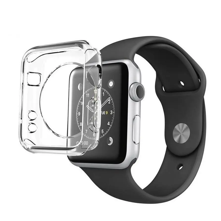 Clear Tpu Gel Protective Case For Apple Watch Serie 3 38mm 42mm - Buy ...