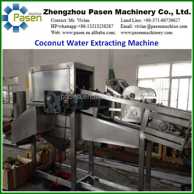 Fresh Coconut Water Extracting Machine by Pasen - 2.2kw Motor