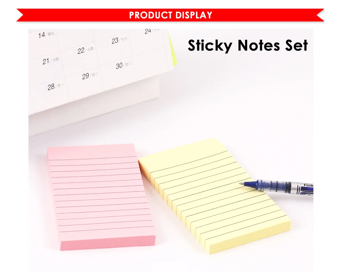 Foska Stationery - Custom 4x6 Inches to Do List Sticky Notes