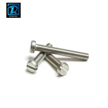 Iso 1207 Ss304 Slotted Cheese Head Screw - Buy Slotted Cheese Head ...