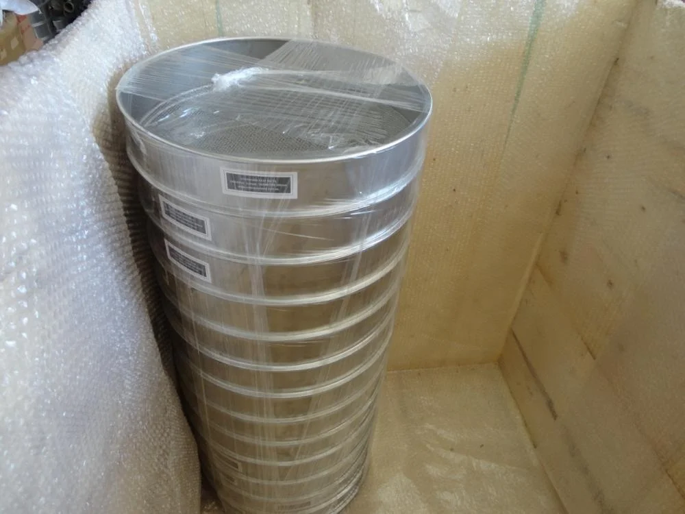 Tamices de metal estándar con orificios circulares para laboratorio
