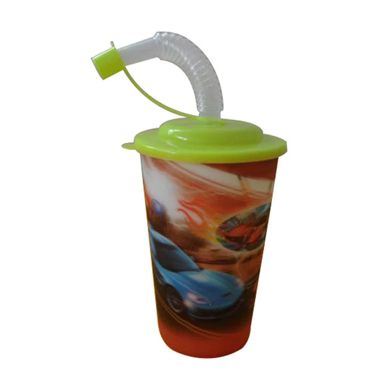 3D Lenticular Cup with Lid - Durable, Sustainable, and Safe