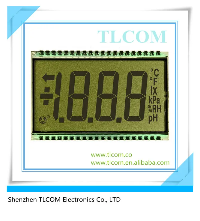 Customized Tn Negative Lcd Display With Fpc Connector - Buy Customized ...