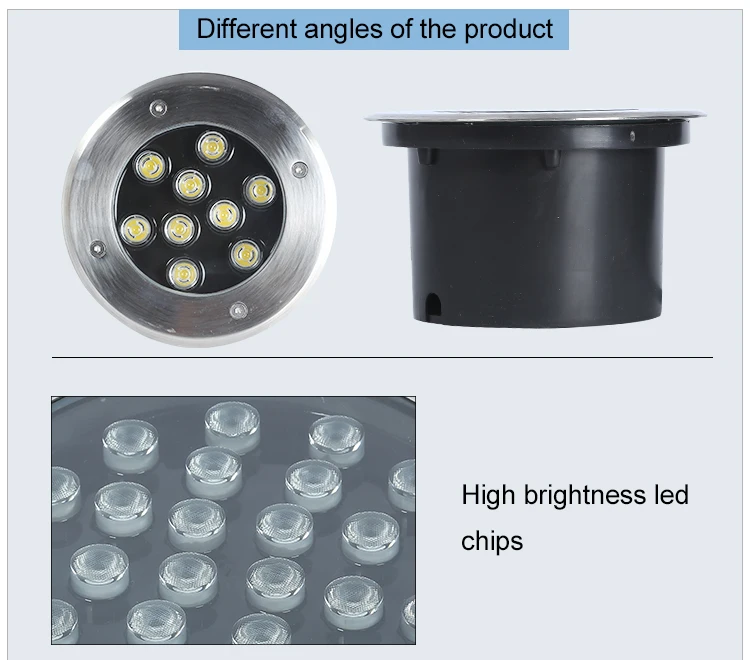 Outdoor IP68 12/24 Volt 18w Inground LED Tree Uplight for Garden Landscape