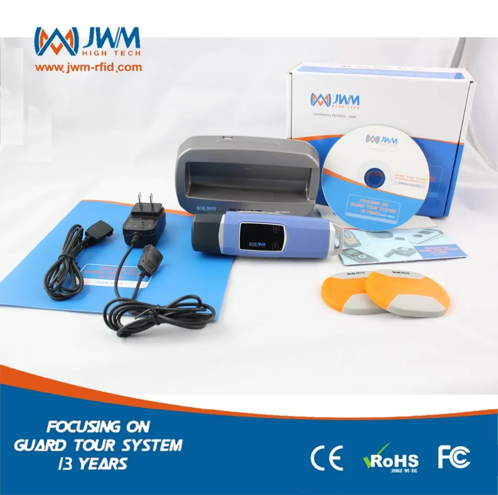 Long Range Security Watchman Clocking System For Guard Tour Checking ...