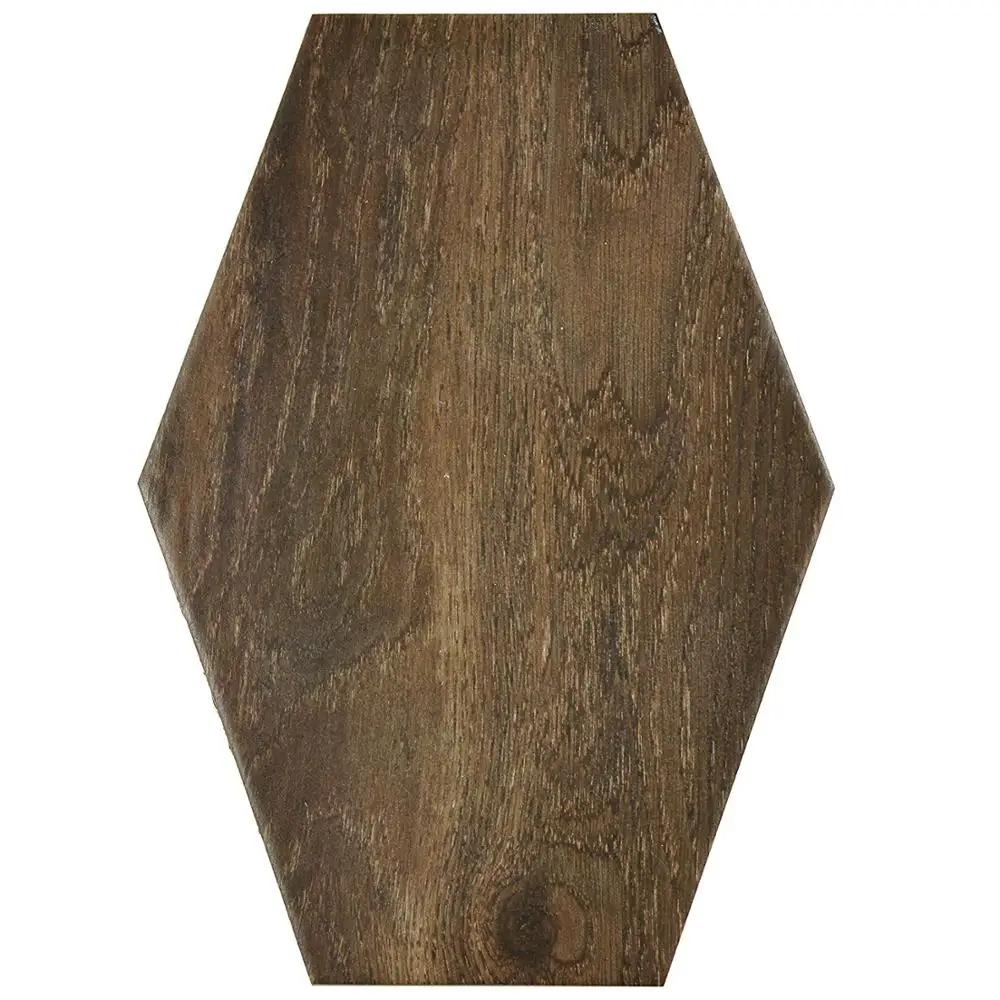 Hexagon Beehive Shaped Wooden Grain Ceramic Floor Tiles 300mm - Buy ...