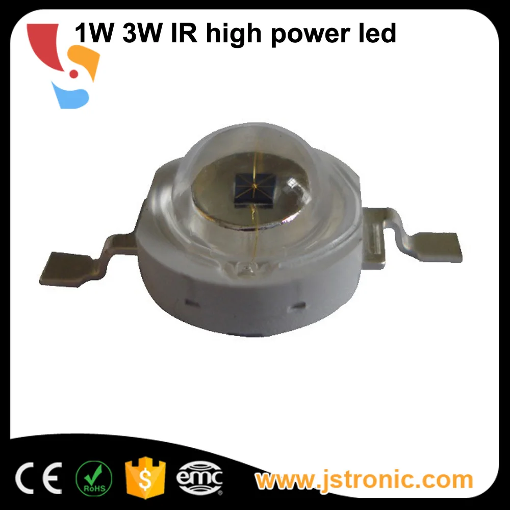 3w Ir 850nm Infrared High Power Led Chip - Buy High Power Infrared Led ...