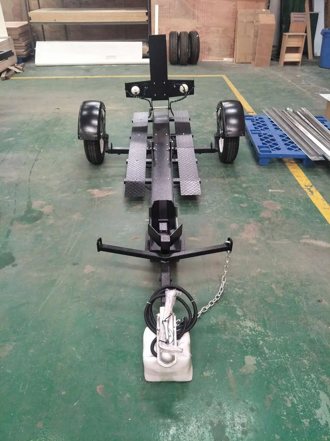 Pull Behind Single Rail Folding Motorcycle Camper Trailer For Sale ...