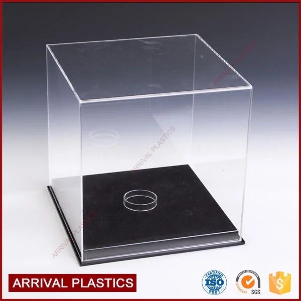 Wholesale Custom Cube Square Transparent Acrylic Display Case for ...