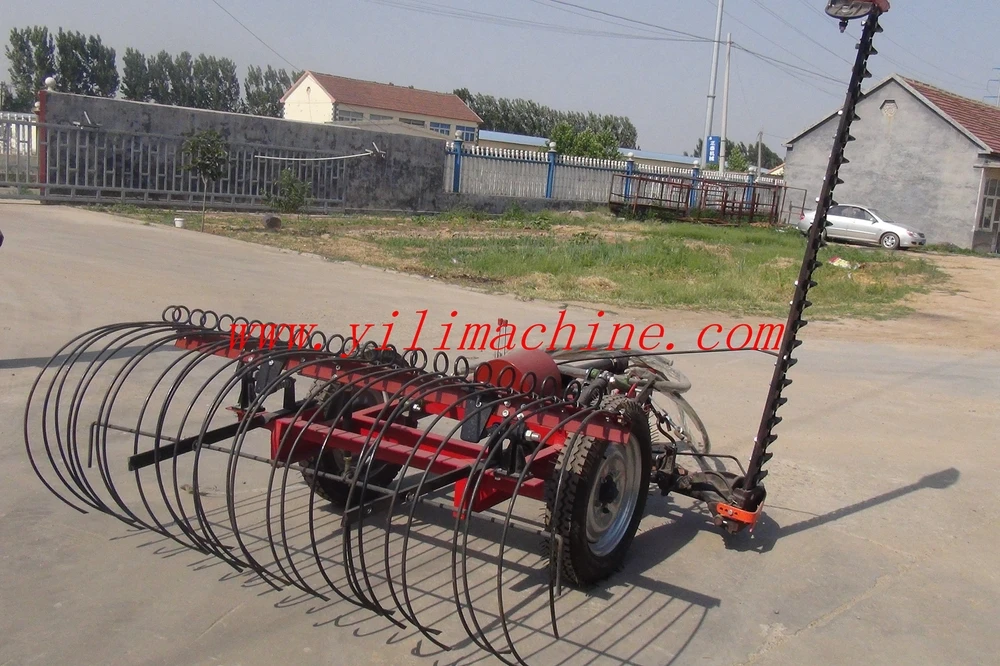 Wheels And Rims Mower,Tractor Mounted Lawn Mower With Hay Rake - Buy ...