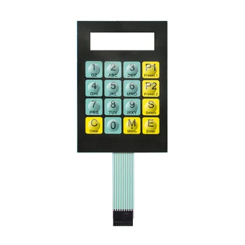 Membrane Keypad Manufacturer With 3m Adhesive And Lcd Window - Buy ...