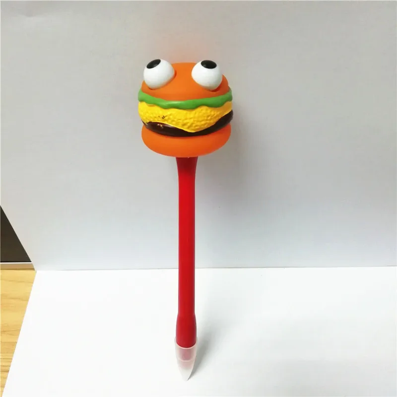 Custom 3d Eyes Popper French Fries Fast Food Pvc Ballpoint Pens - Buy ...