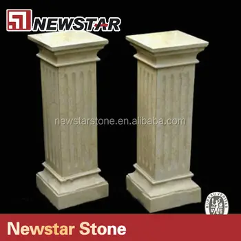 Natural Stone Granite Marble Square Pillar Design - Buy Square Pillar ...