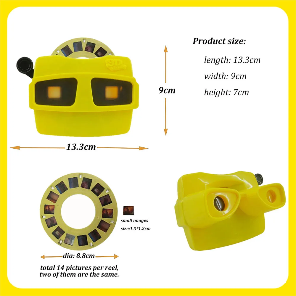 Customized Slide 3D Stereo Viewer - View Master Classic