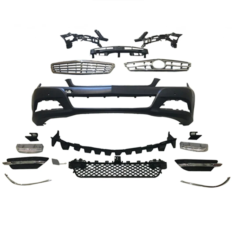 Mercedes W204 Front Bumper - Durable ABS Guard Car Bumper