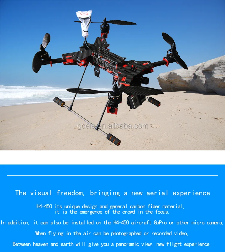 Ready To Fly For 4-rotor Helicopter Drones Carbon Fiber Helicopter For ...