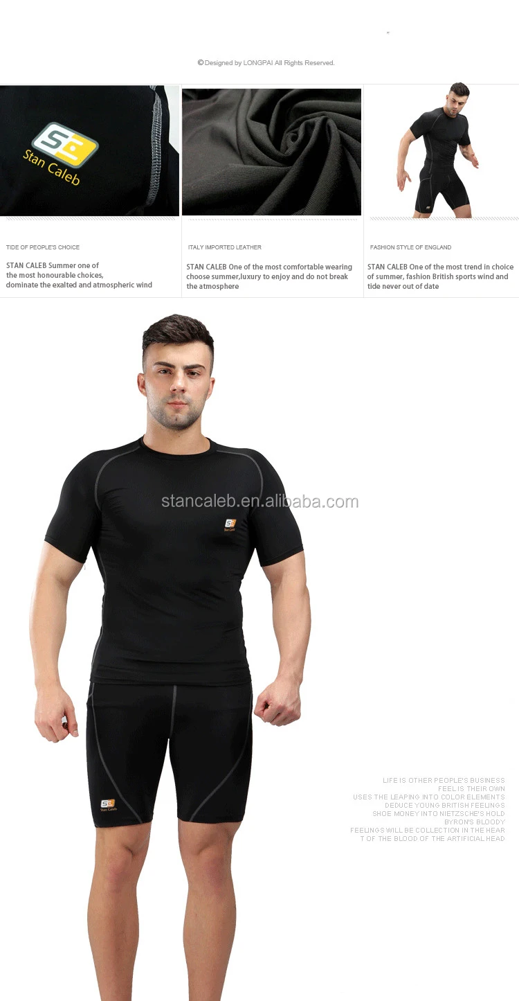 Customization Men's Spandex Compression Sportswear For Bodybuilding ...