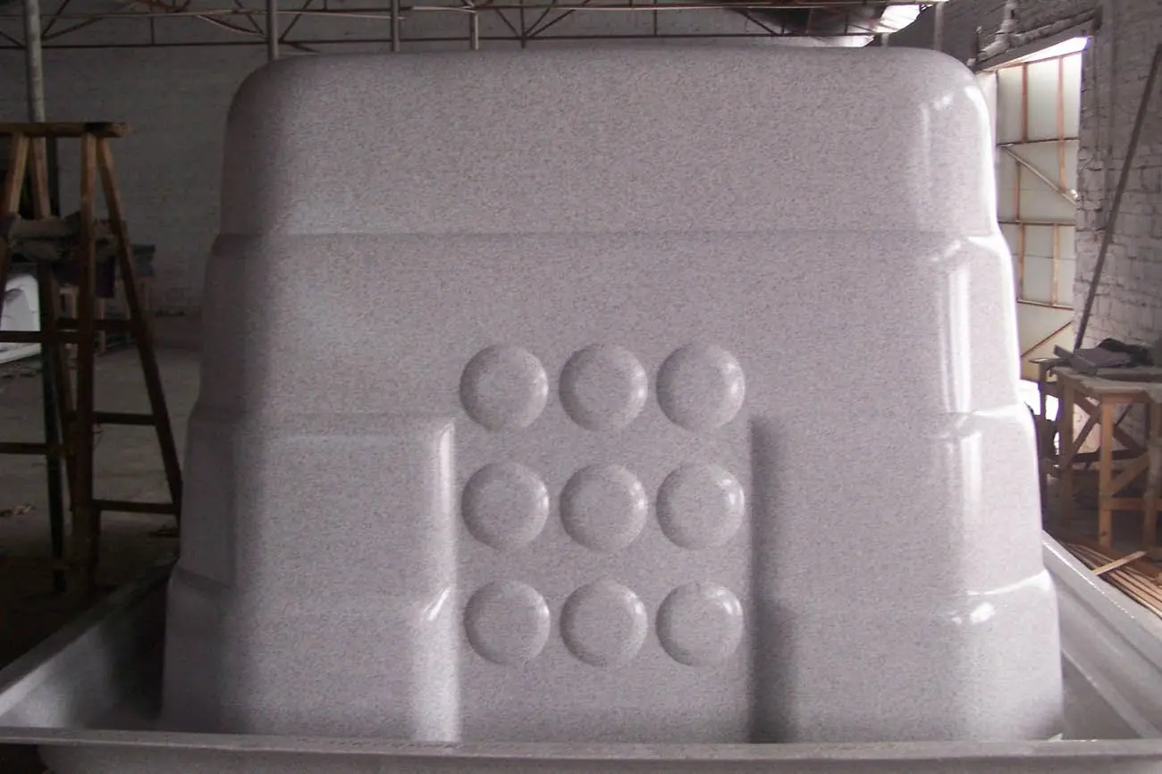 JCS-15 Outdoor Acrylic Spa Shell - 7-8 Layer Combo Massage