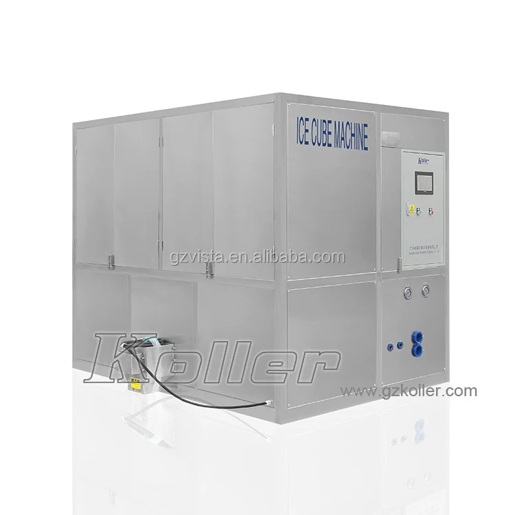 3tons Square Ice Cube Machine with Semi-Automatic Packing