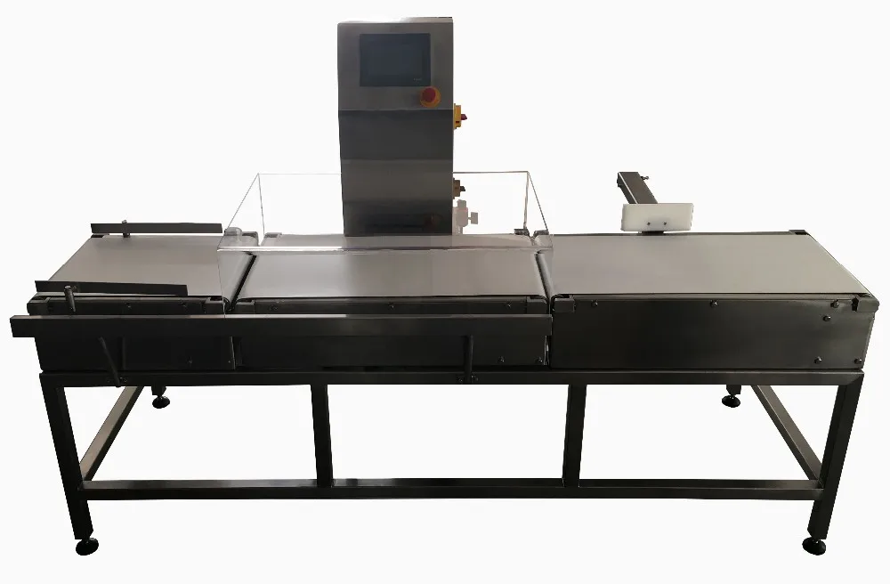 Electronic Conveyor Belt Weighing System Stainless Steel Check Weigher ...