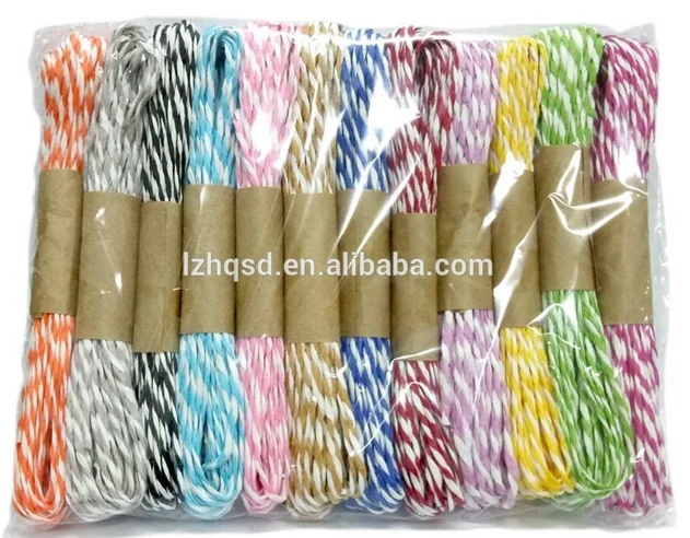 10 Color 50 Yards Twisted Paper Craft String Cord Rope - Buy Twisted ...