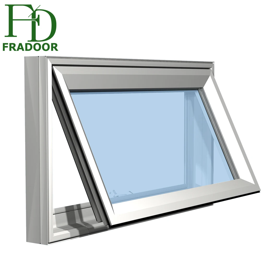 Aluminum Awning Type Double Glazed Glass House Air Vent Window - Buy ...